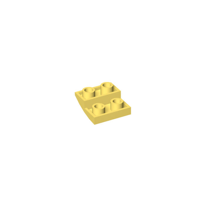 LEGO Bright Light Yellow Slope 2 x 2 x 0.7 Curved Inverted (32803 ...
