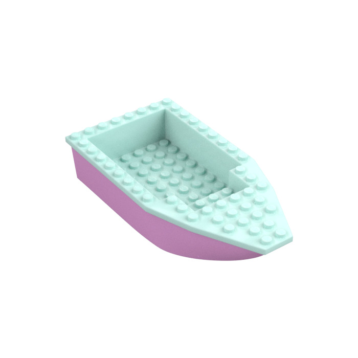 LEGO Bright Pink Boat 8 x 16 with Light Aqua Top (28925) | Brick Owl ...