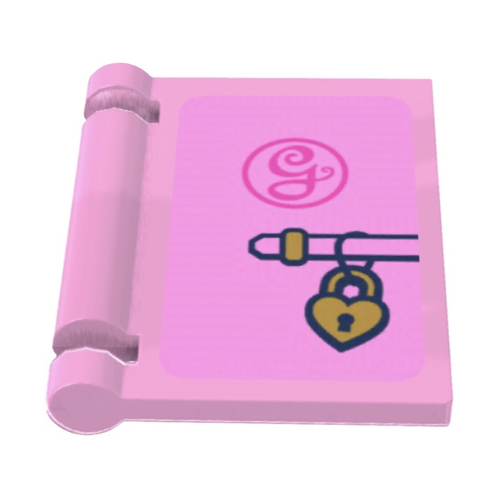 レゴ 本の表紙 と Decorative ‘G’ と Gold Padlock ステッカー | Brick Owl - LEGO 市場