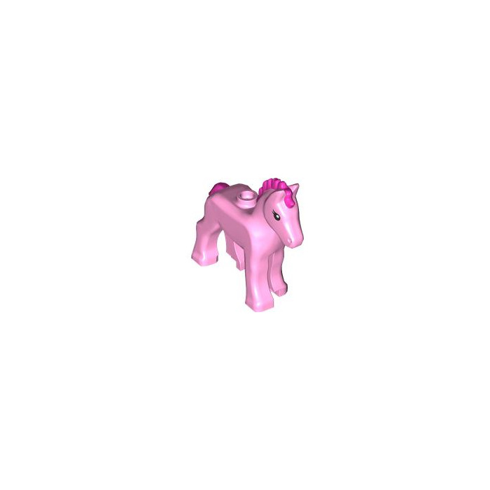 LEGO Bright Pink Foal with Dark Pink Hair (114140) | Brick Owl