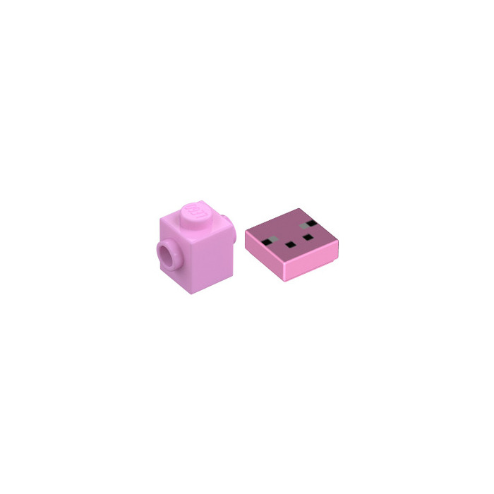LEGO Minecraft Micromob Pig (Brick) | Brick Owl