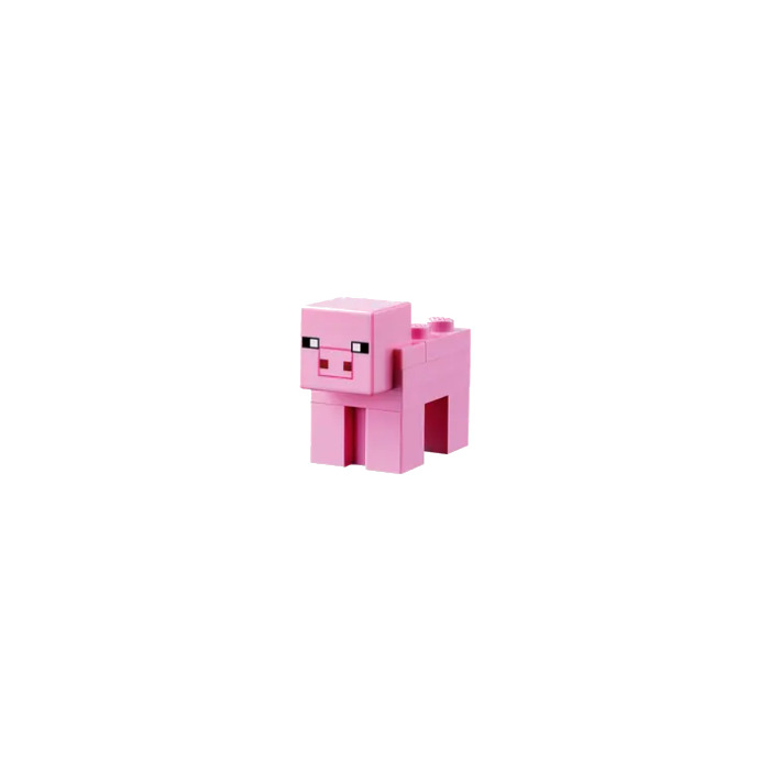 LEGO Bright Pink Minecraft Pig | Brick Owl - LEGO Marketplace
