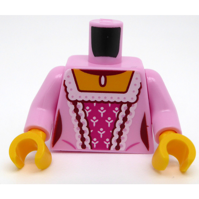 LEGO Bright Pink Minifig Torso Rococo Aristocrat (973) | Brick Owl ...