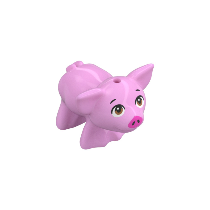 LEGO Pig (Small) with Brown Eyes and Short Eyebrows (28318 / 105990 ...