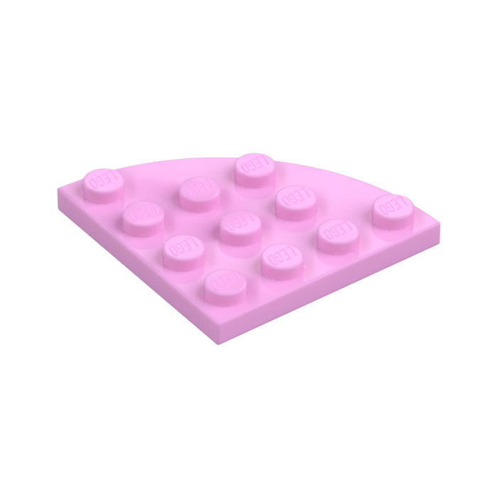 LEGO Bright Pink Plate 4 x 4 Round Corner (30565) | Brick Owl