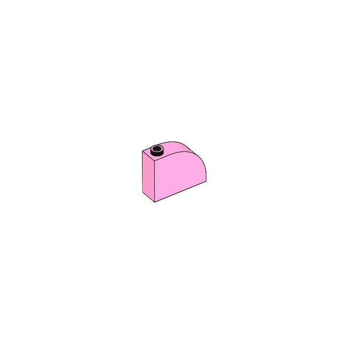 LEGO Bright Pink Slope 1 x 3 x 2 Curved (33243) | Brick Owl - LEGO ...