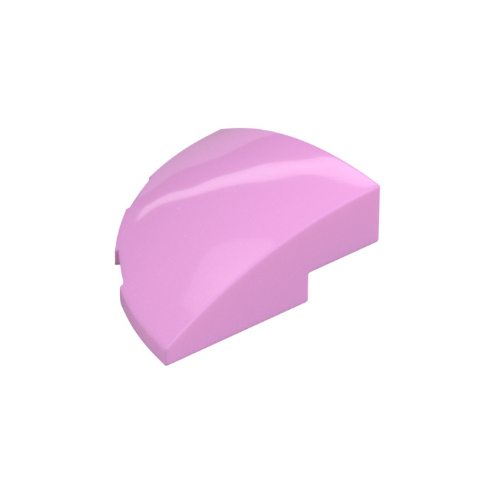 LEGO Bright Pink Slope 1 x 3 x 3 Curved Round Quarter (76797) | Brick ...