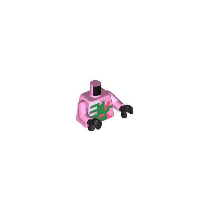 LEGO Bright Pink Zombified Piglin Minifig Torso (973 / 76382) | Brick Owl