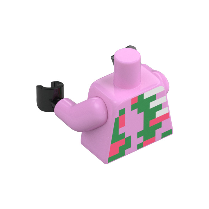 LEGO Bright Pink Zombified Piglin Minifig Torso (973 / 76382) | Brick Owl