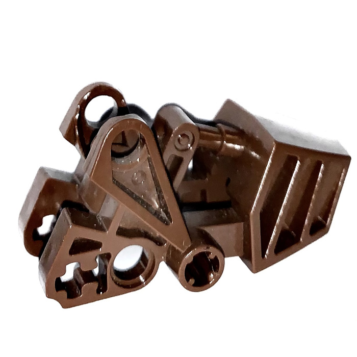 LEGO Brown Bionicle Foot with Ball Joint Socket 3 x 6 x 2.3 (Rounded ...
