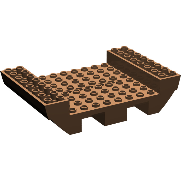LEGO Brown Boat Base 8 x 12 (6054) | Brick Owl - LEGO Marketplace