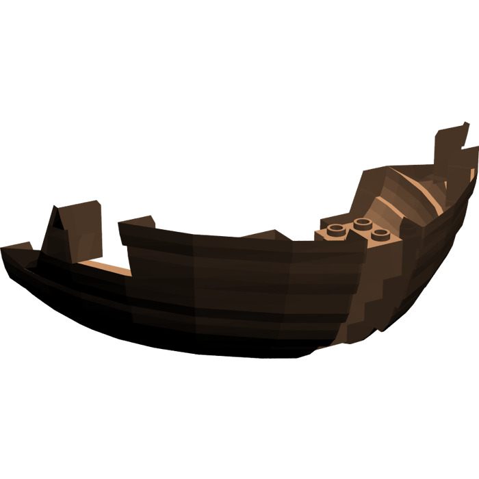 LEGO Brown Boat Bow 16 x 12 x 5.3 Hull Outside (2556) | Brick Owl ...