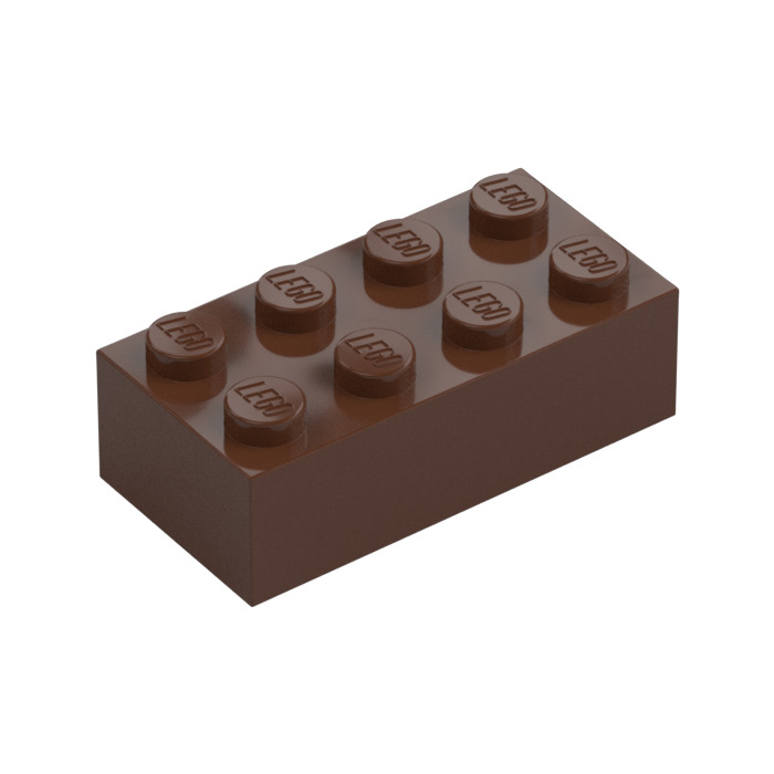 LEGO Brown Brick 2 x 4 (3001 / 3556) | Brick Owl - LEGO Marketplace