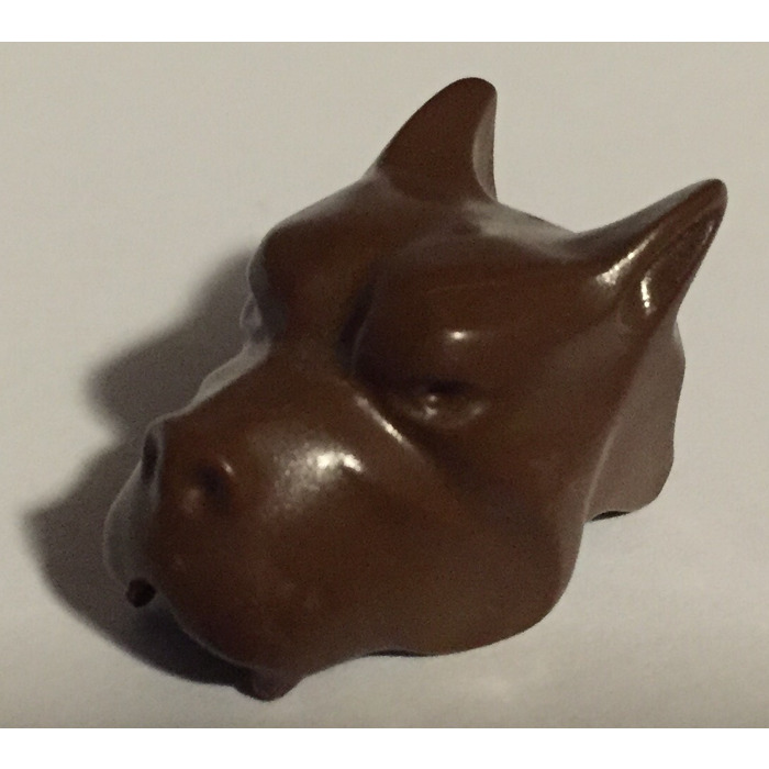 LEGO Brown Fluffy Head with Plain Eyes (40246) | Brick Owl - LEGO ...