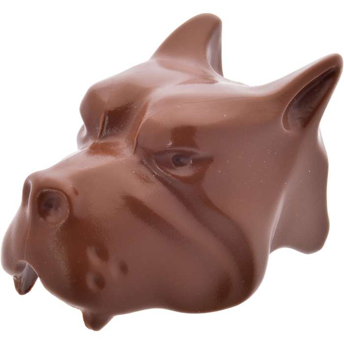 LEGO Brown Fluffy Head with Plain Eyes (40246) | Brick Owl - LEGO ...