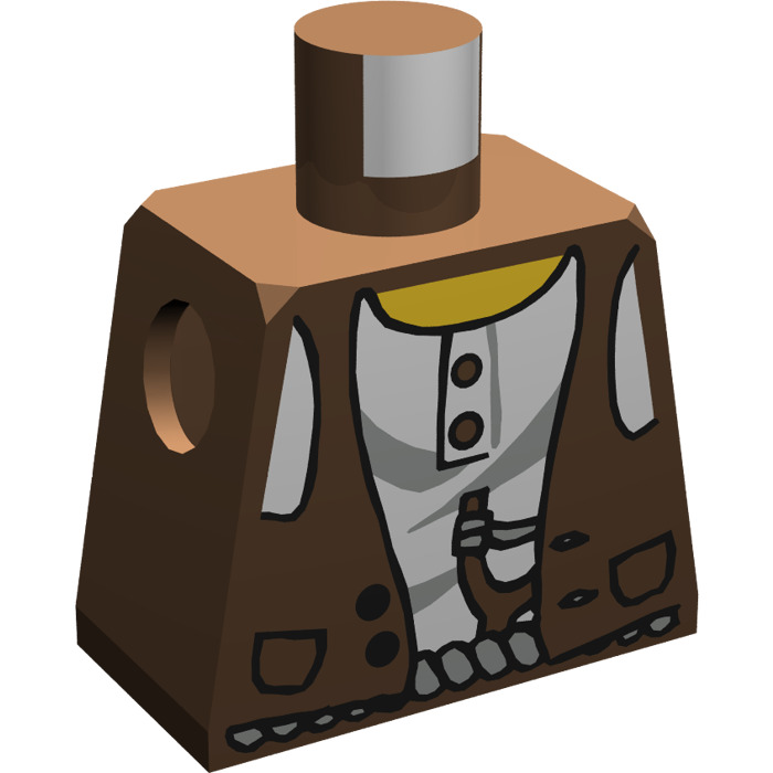 LEGO Brown Mike Torso without Arms (973) | Brick Owl - LEGO Marketplace