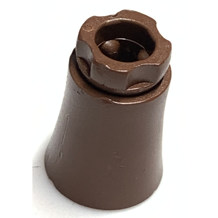 LEGO Brown Palm Tree Trunk with Short Base and Axle Hole (2536 / 6135 ...