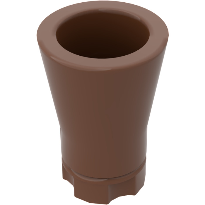 LEGO Brown Palm Tree Trunk with Short Base and Axle Hole (2536 / 6135 ...