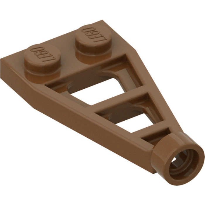 LEGO Plate 1 x 2 Triangle with Stud Hole (4596) | Brick Owl - LEGO ...