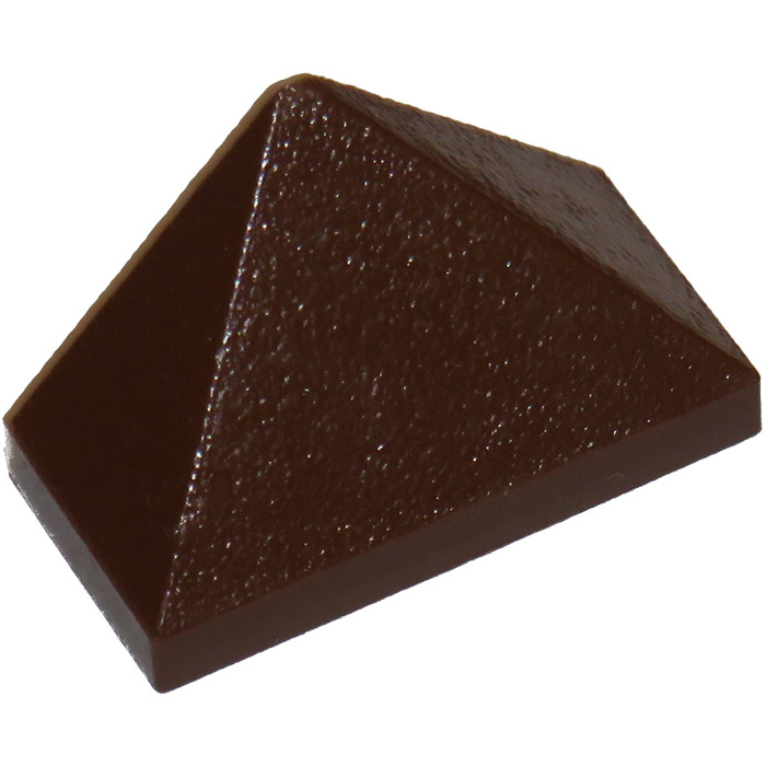 LEGO Brown Slope 1 x 2 (45°) Triple with Inside Bar (3048 / 51974 ...