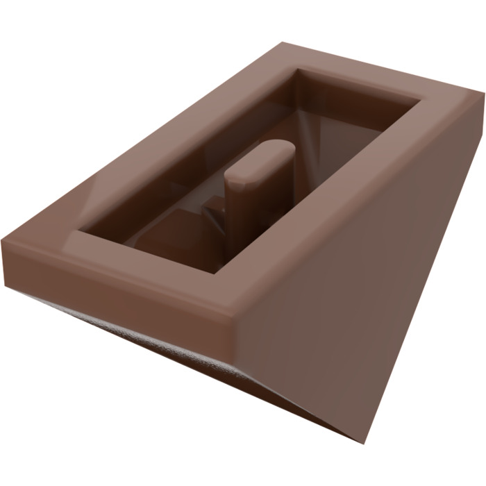 LEGO Brown Slope 1 x 2 (45°) Triple with Inside Bar (3048 / 51974 ...