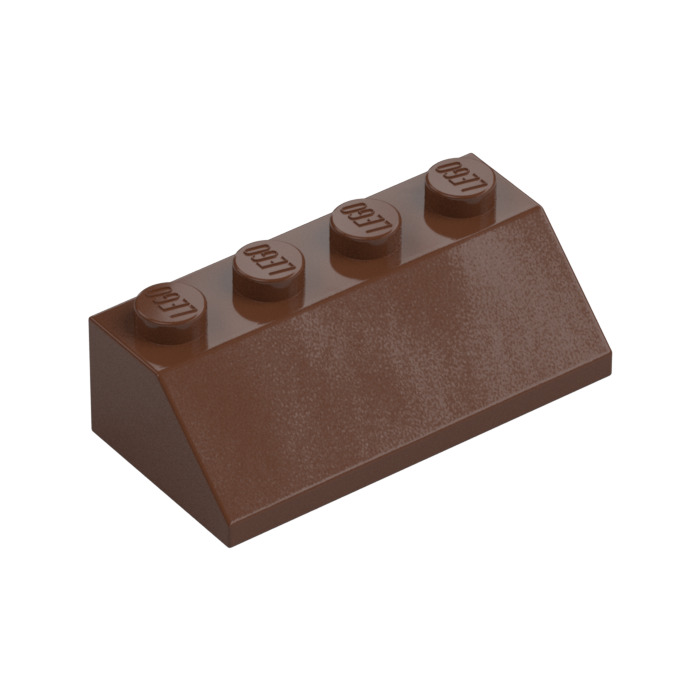 LEGO Brown Slope 2 x 4 (45°) (3037) | Brick Owl - LEGO Marketplace