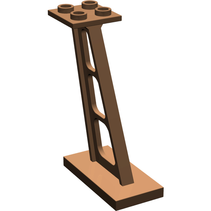 LEGO Support 2 x 4 x 5 Stanchion Inclined with Thick Supports (4476 ...