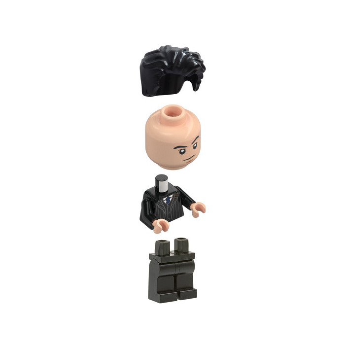 LEGO Bruce Wayne with Black Suit and Wavy Hair Minifigure | Brick Owl