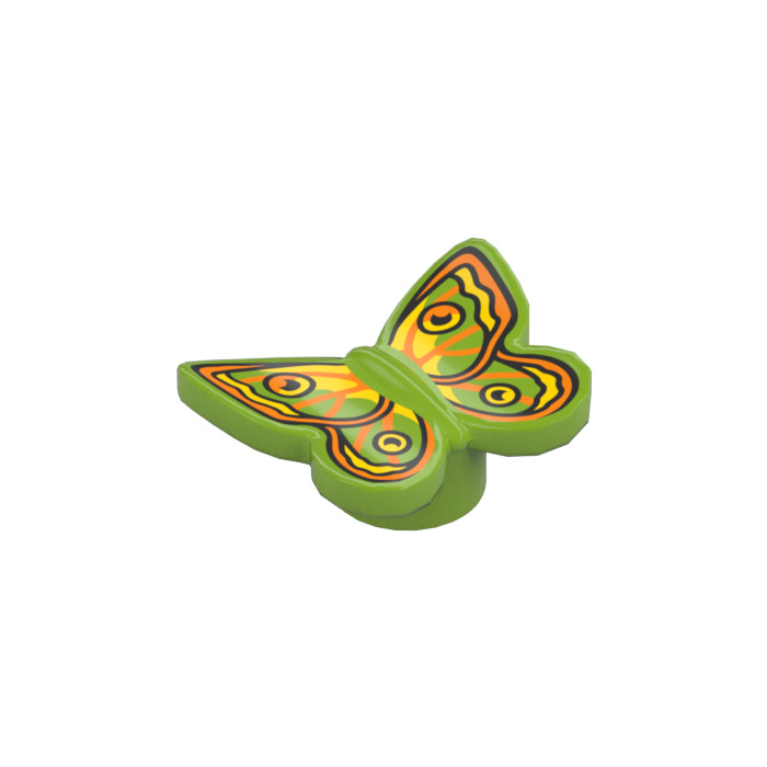 LEGO Butterfly (Smooth) with Spanish Moon Moth Design (80674 / 110913 ...