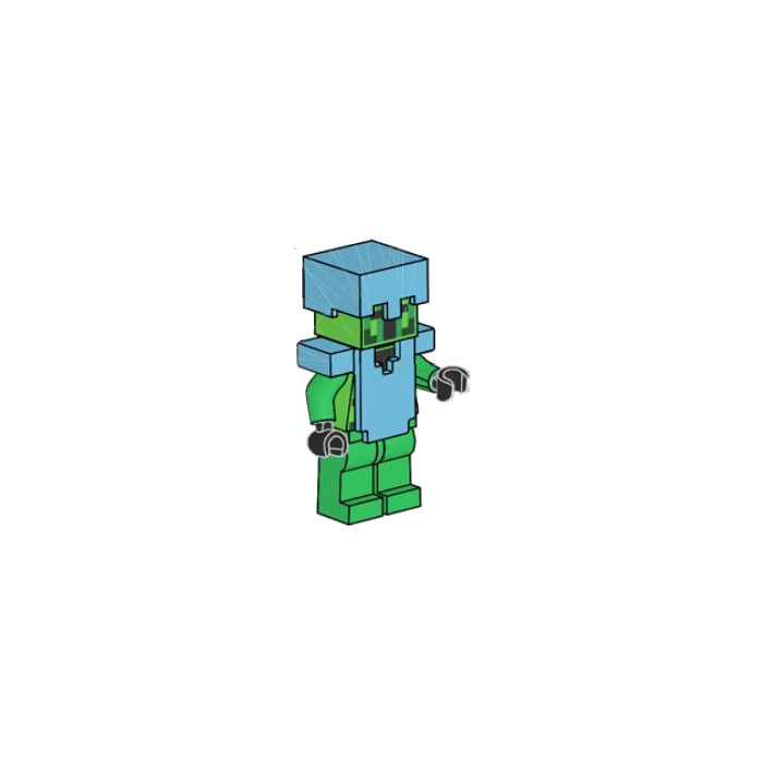 LEGO Cactus Knight with Armor and Helmet Minifigure | Brick Owl