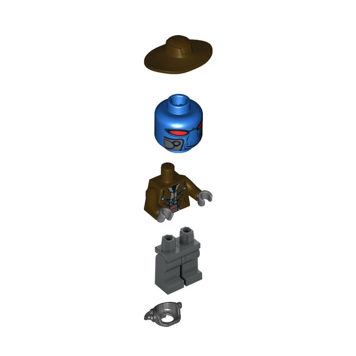 LEGO Cad Bane with Blue Head and Gray Legs Minifigure | Brick Owl ...