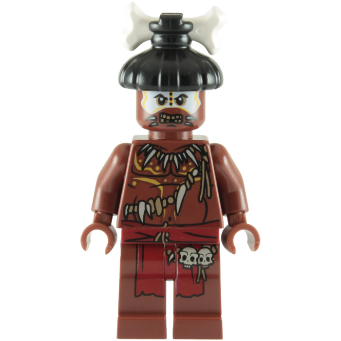 LEGO Cannibal with Bone Necklace Minifigure | Brick Owl