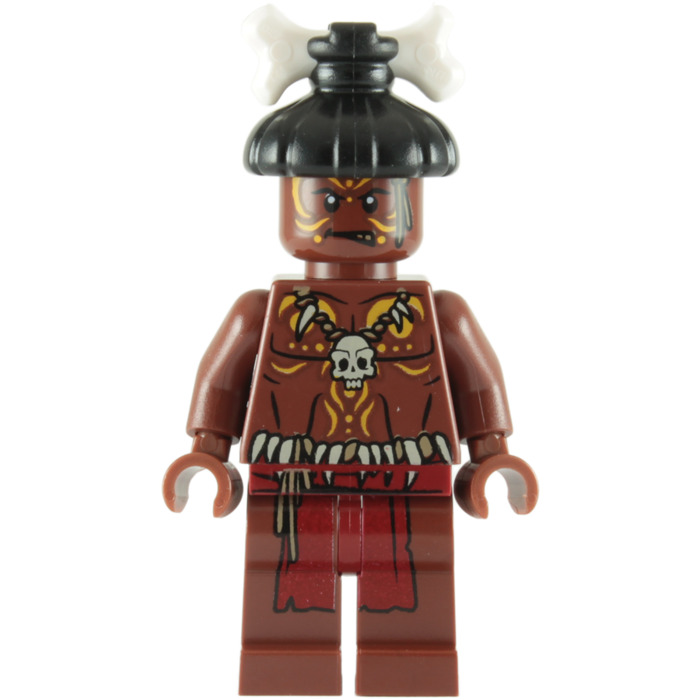 LEGO Cannibal with Skull Necklace Minifigure | Brick Owl