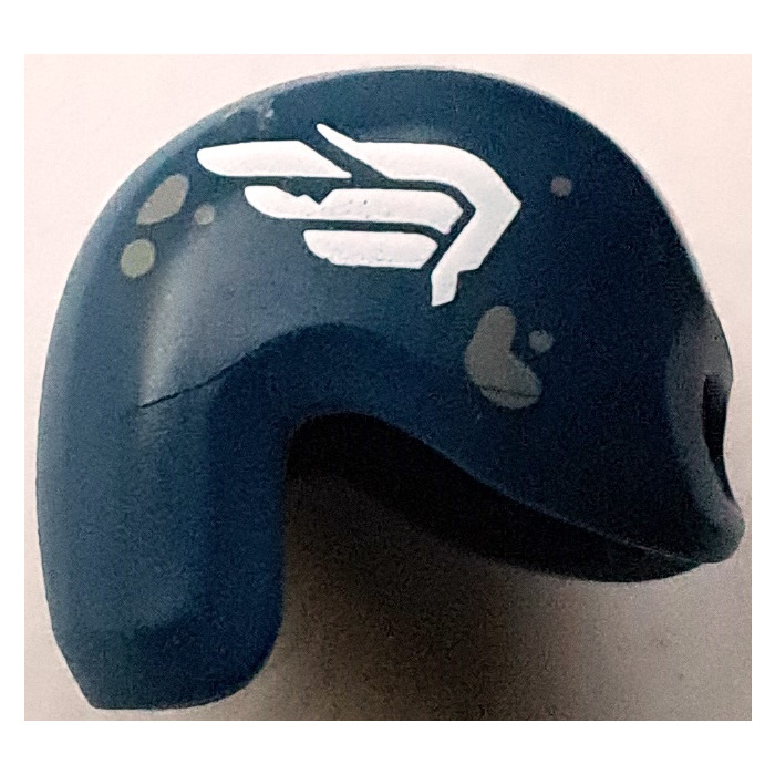 LEGO Captain America Helmet with "A" and Wings with Gray Splotches ...