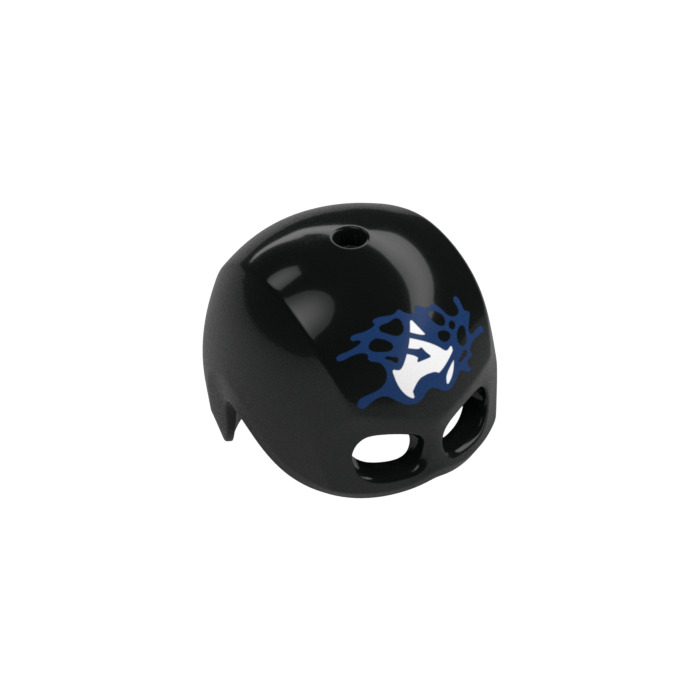 LEGO Captain America Helmet with White "A" and Symbiote Tendrils (49556 ...