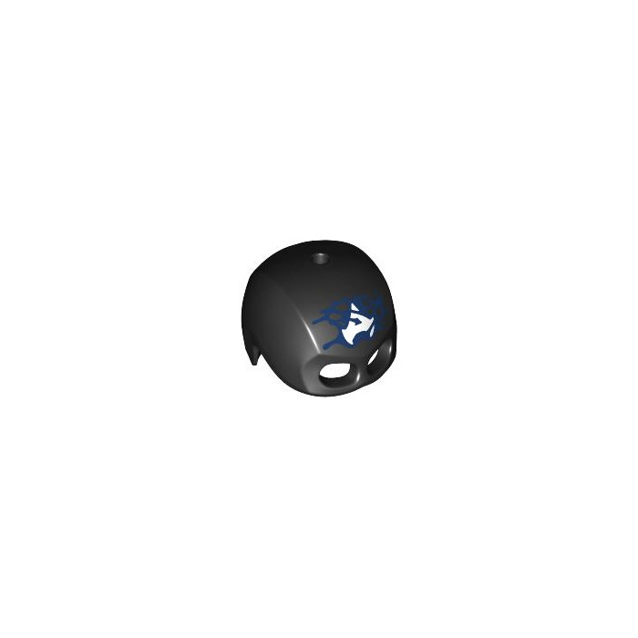 LEGO Captain America Helmet with White "A" and Symbiote Tendrils (49556 ...