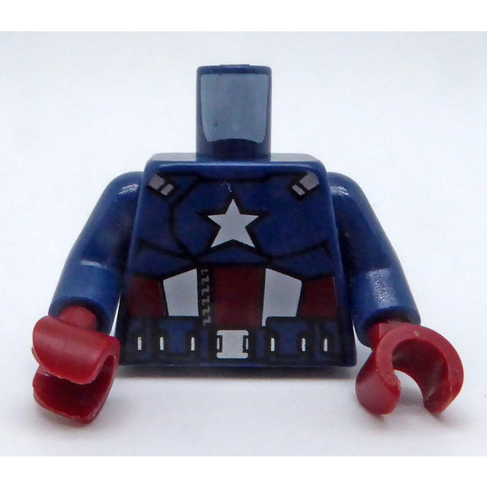 LEGO Captain America Torso (3814 / 76382) | Brick Owl