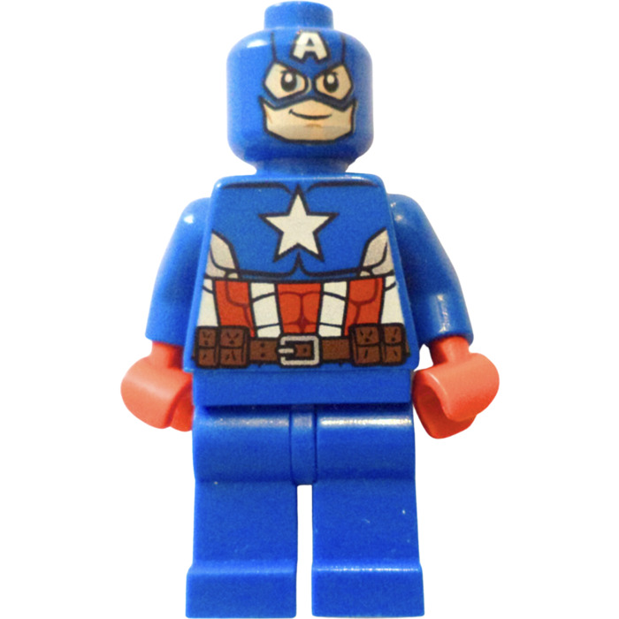 LEGO Captain America with Blue Suit Minifigure | Brick Owl - LEGO ...