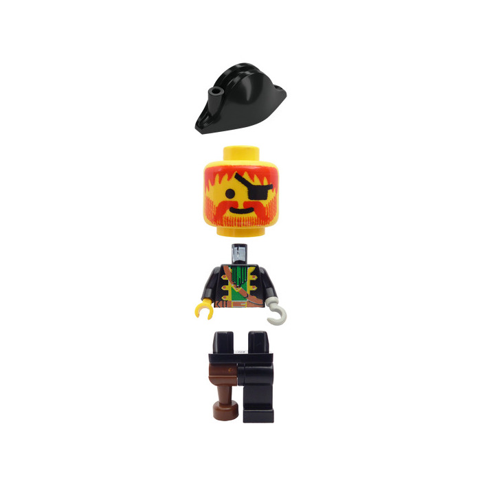LEGO Captain Redbeard with Plain Hat Minifigure | Brick Owl
