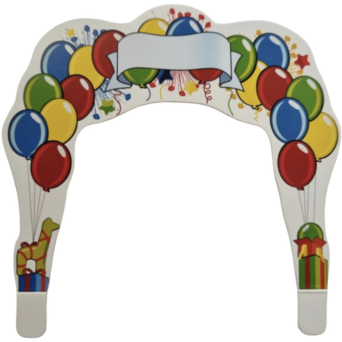 LEGO Cardboard Arch with Balloons and Gifts | Brick Owl - LEGO Marketplace