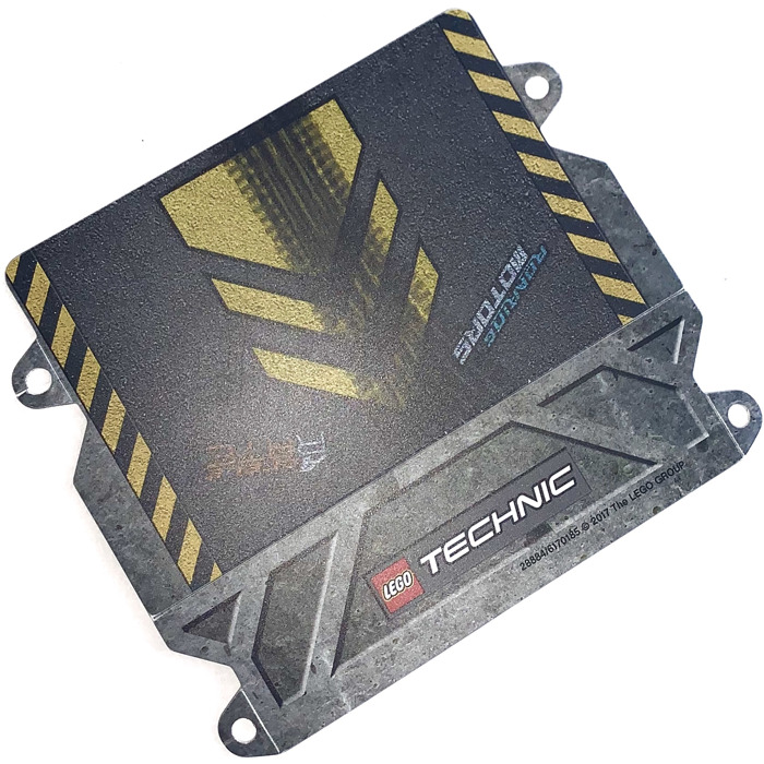 LEGO Cardboard Ramp with Yellow Stripes and Chevrons (28884) | Brick ...