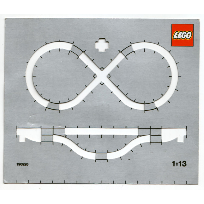 LEGO Cardboard Train Track Layout Template | Brick Owl - LEGO Marketplace