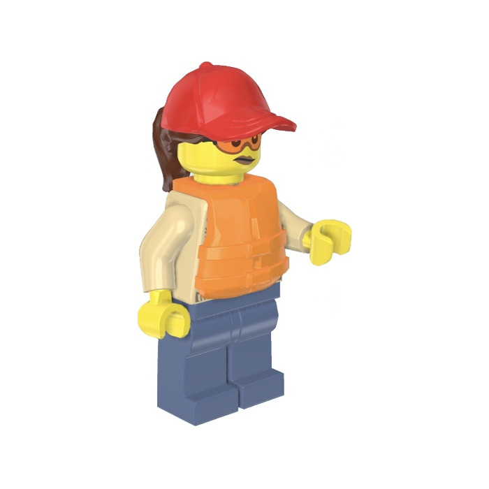 LEGO Cargo Ship Captain with Life Jacket Minifigure | Brick Owl - LEGO ...