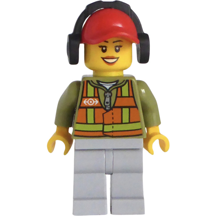 LEGO Cargo Train Forklift Driver Minifigure | Brick Owl