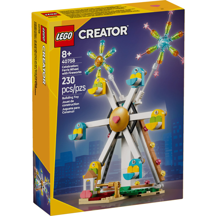 LEGO Celebration Series: Ferris Wheel with Fireworks Set 40758 | Brick Owl