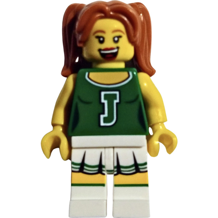 LEGO Cheerleader (Green) Minifigure | Brick Owl - LEGO Marketplace