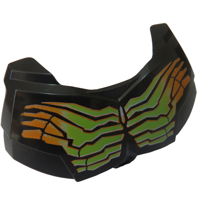 LEGO Chest Armor with Lime and Orange (17571 / 98603) | Brick Owl ...