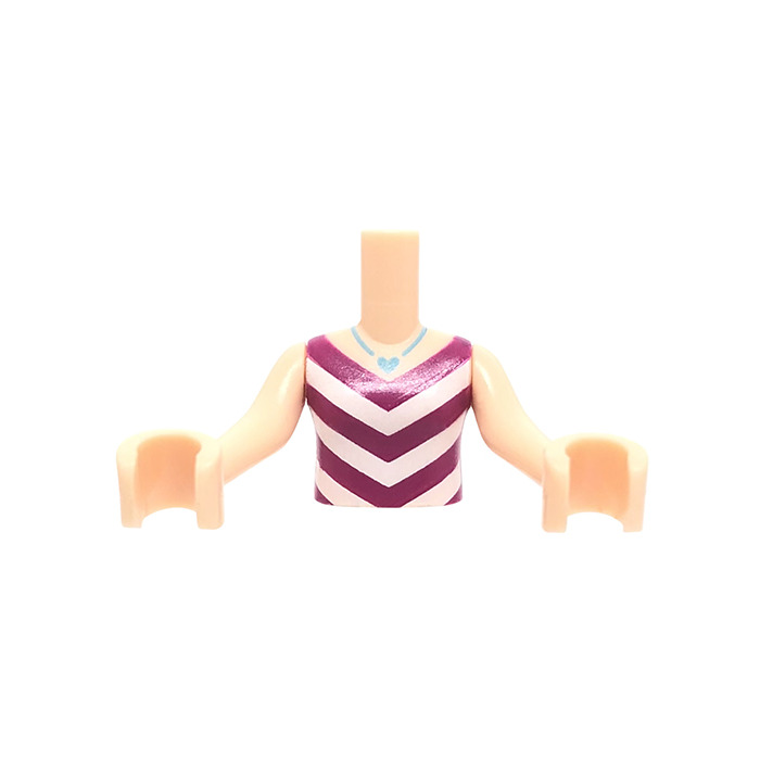 LEGO Chevron Striped Top Friends Torso Female (35677 / 92456) | Brick Owl