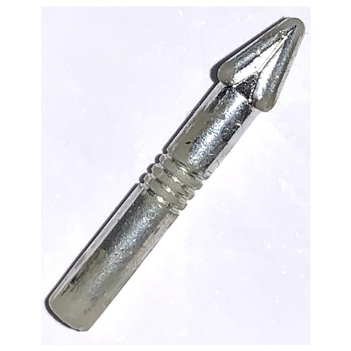 LEGO Chrome Silver Harpoon with Grooves on Shaft (18041 / 57467 ...