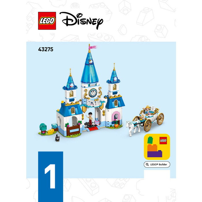 LEGO Cinderella's Castle & Horse Carriage Set 43275 Instructions ...